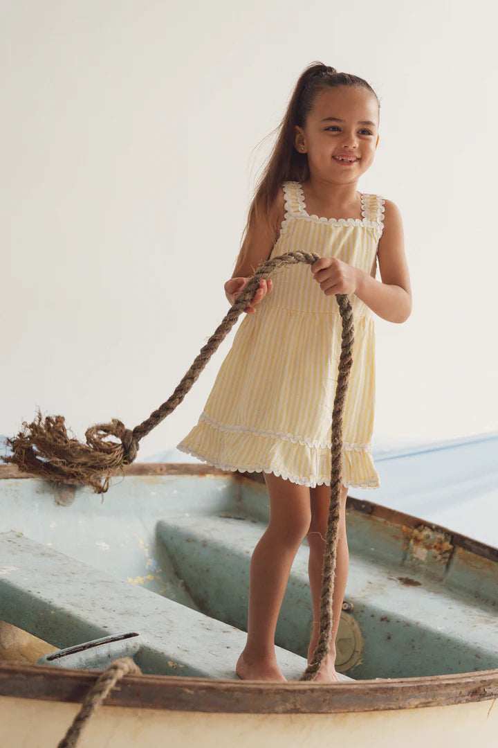 Lemon Splice Wave Dress – Lupa and Sol