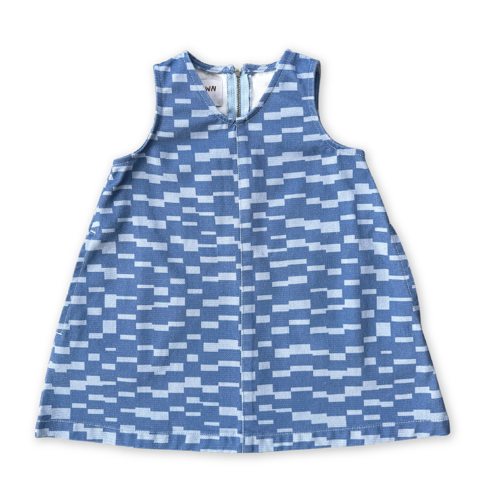 Boxes Denim Dress – Lupa and Sol